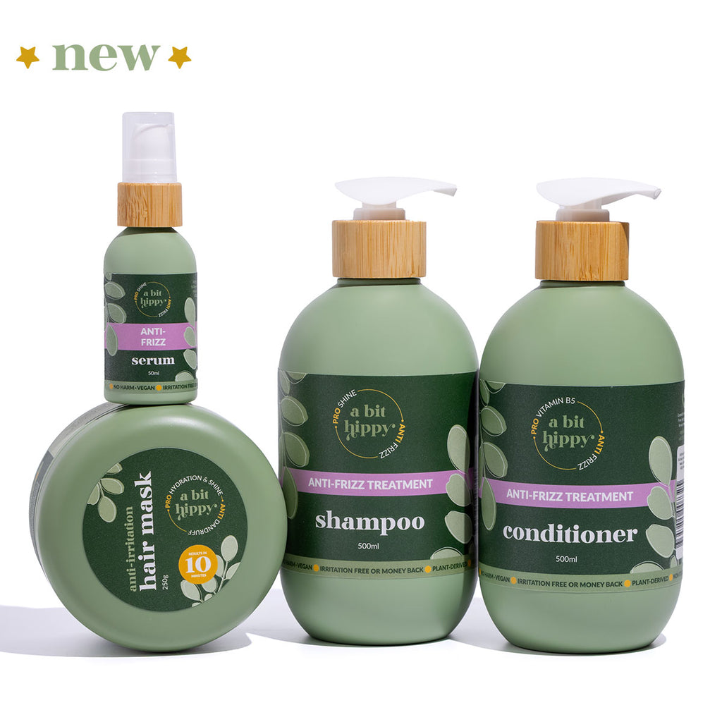Anti-Frizz Hair Care Kit for Smooth, Shiny Hair | A bit Hippy ...